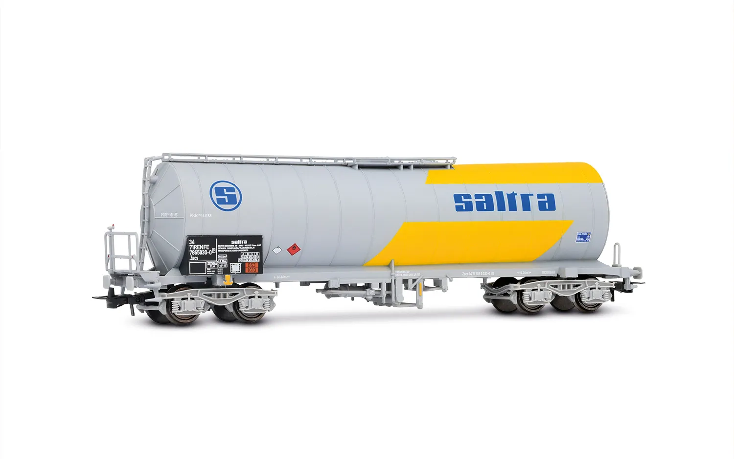 HE6026 RENFE, 4-axle isolated tank wagon SALTRA for the transport of ...