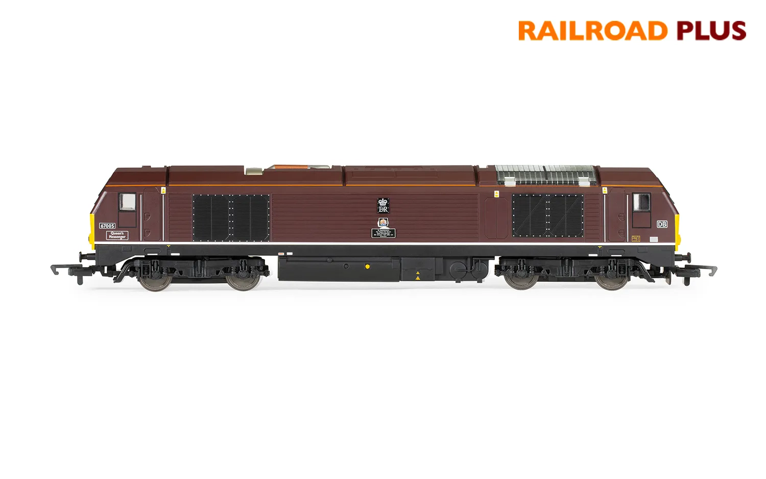 R30323 RailRoad Plus DB, Class 67, Bo-Bo, 67005 'Queen's Messenger ...