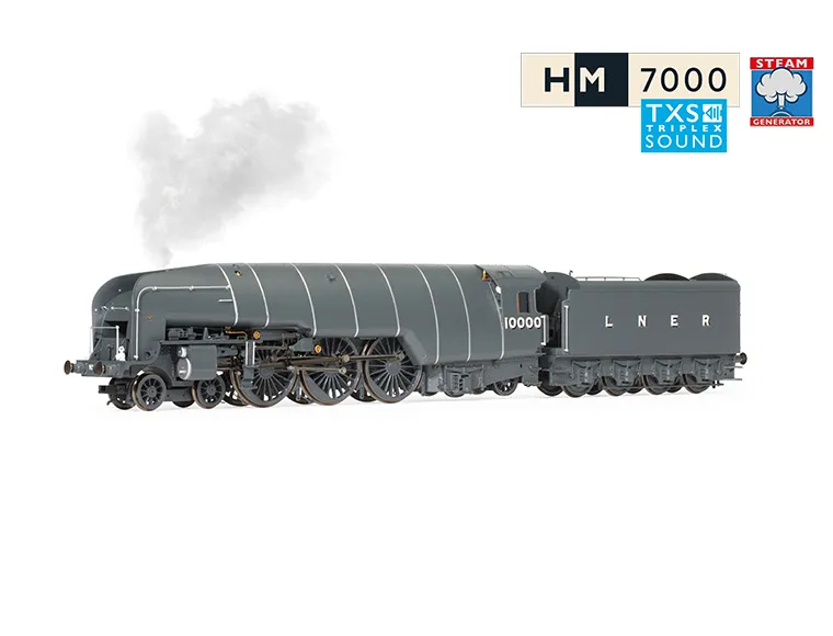 R30352SS LNER, W1 Class, 4-6-4, 10000 'Hush Hush' With Steam Generator - Era 3