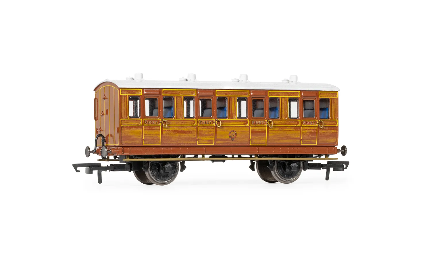 R40414 IoWCR, 4 Wheel Coach (4 Door), 1st Class - Era 2