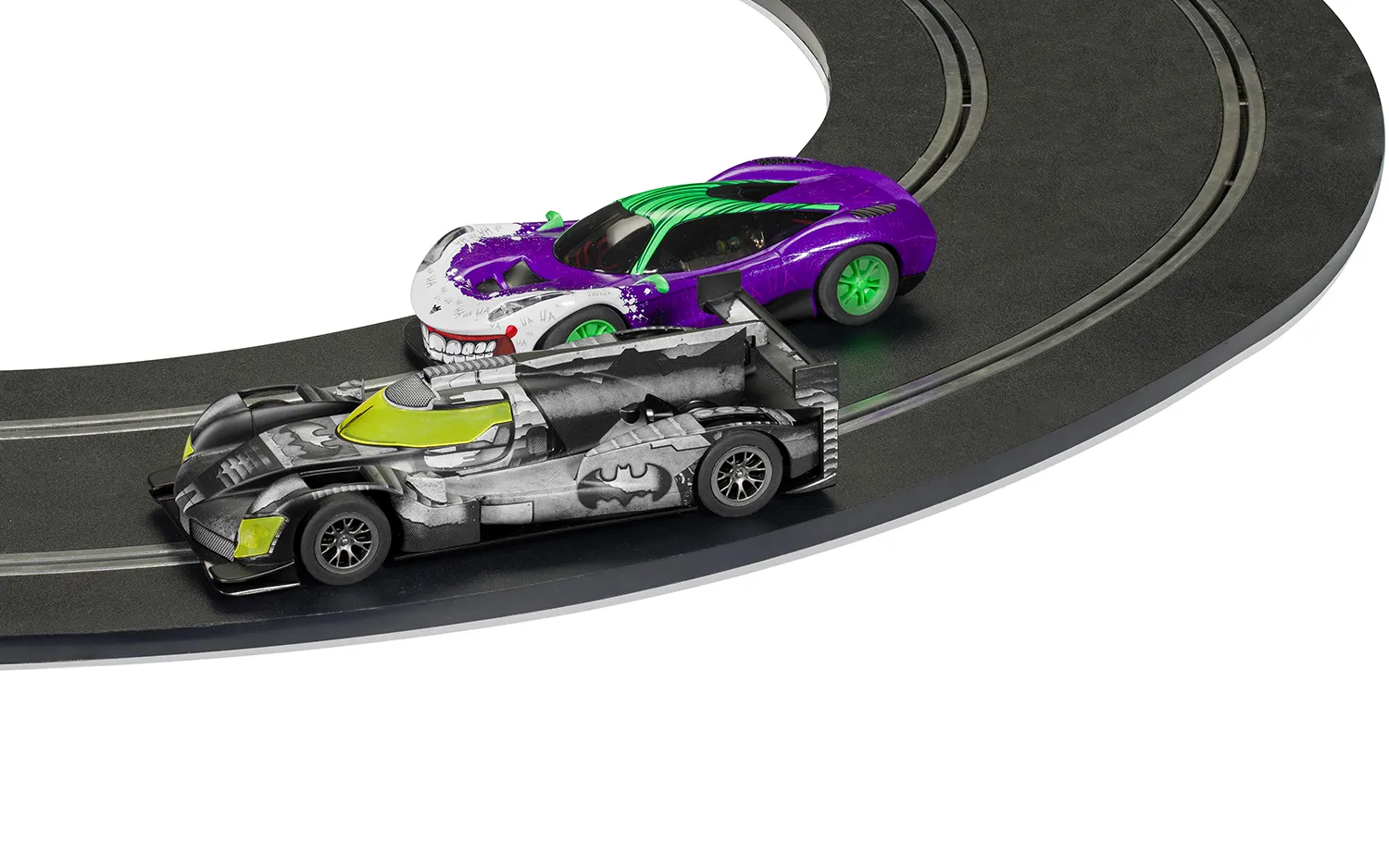 C1438M Scalextric Batman vs The Joker Race Set - The Battle of Arkham