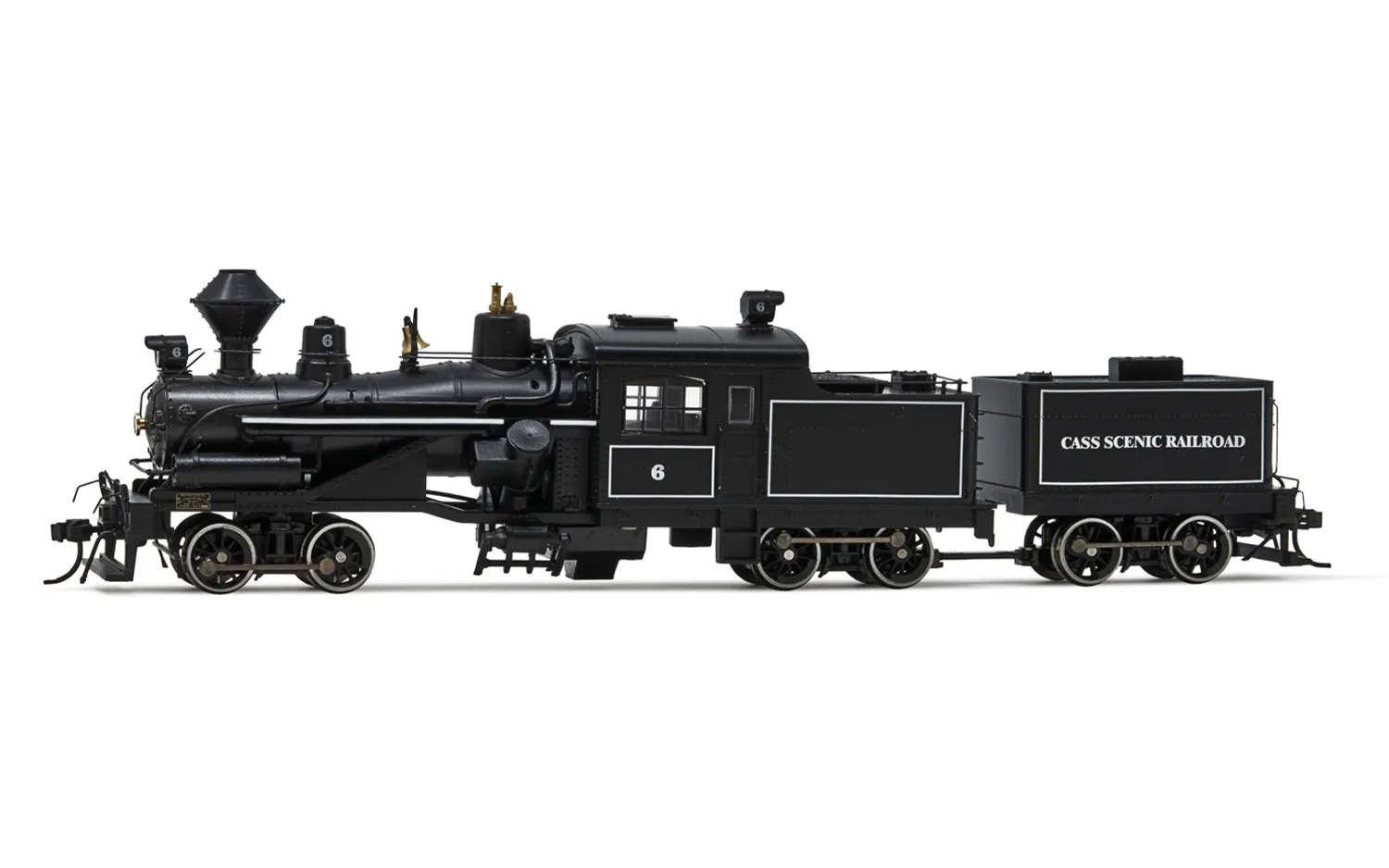 HR2949S Heisler steam locomotive, 3-truck model, "Cass Scenic Railroad ...