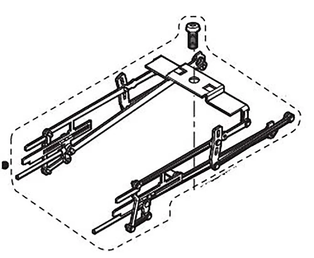 X6870 RailRoad Class A1 Valve Gear Set (R3086)