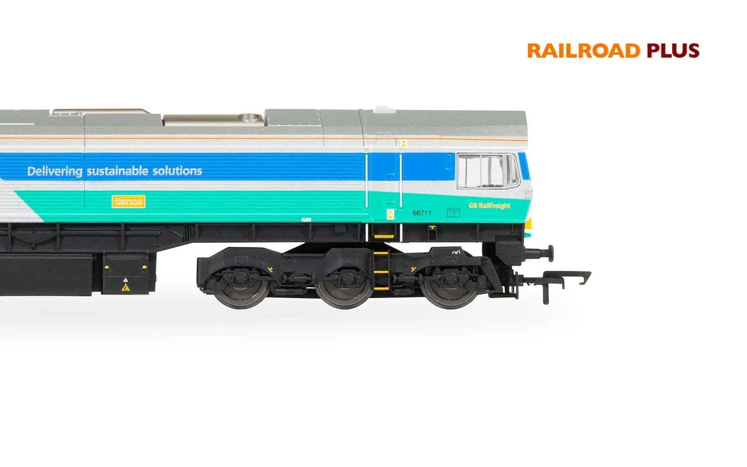R30428 RailRoad Plus: Class 66 - Aggregates Industries - 66711 'Sence'