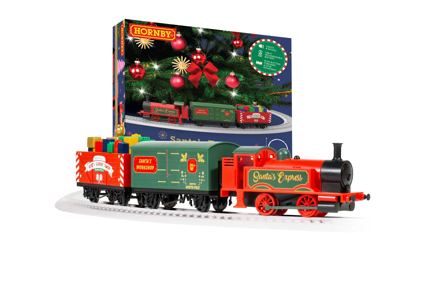 R9363M Santa’s Express Train Set - Rechargeable Battery