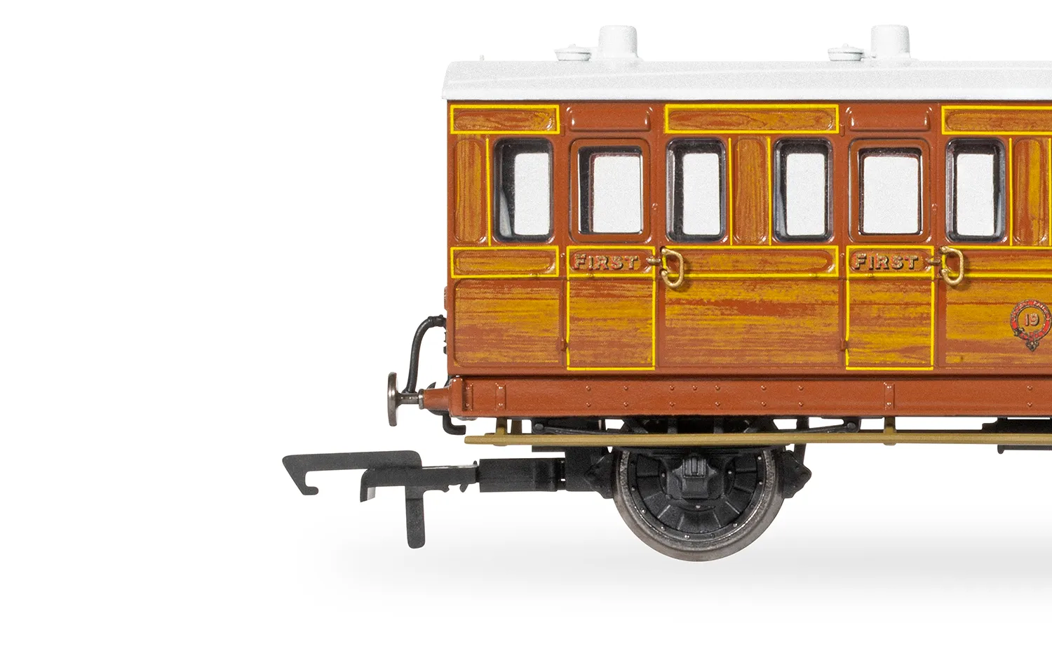 R40414 IoWCR, 4 Wheel Coach (4 Door), 1st Class - Era 2