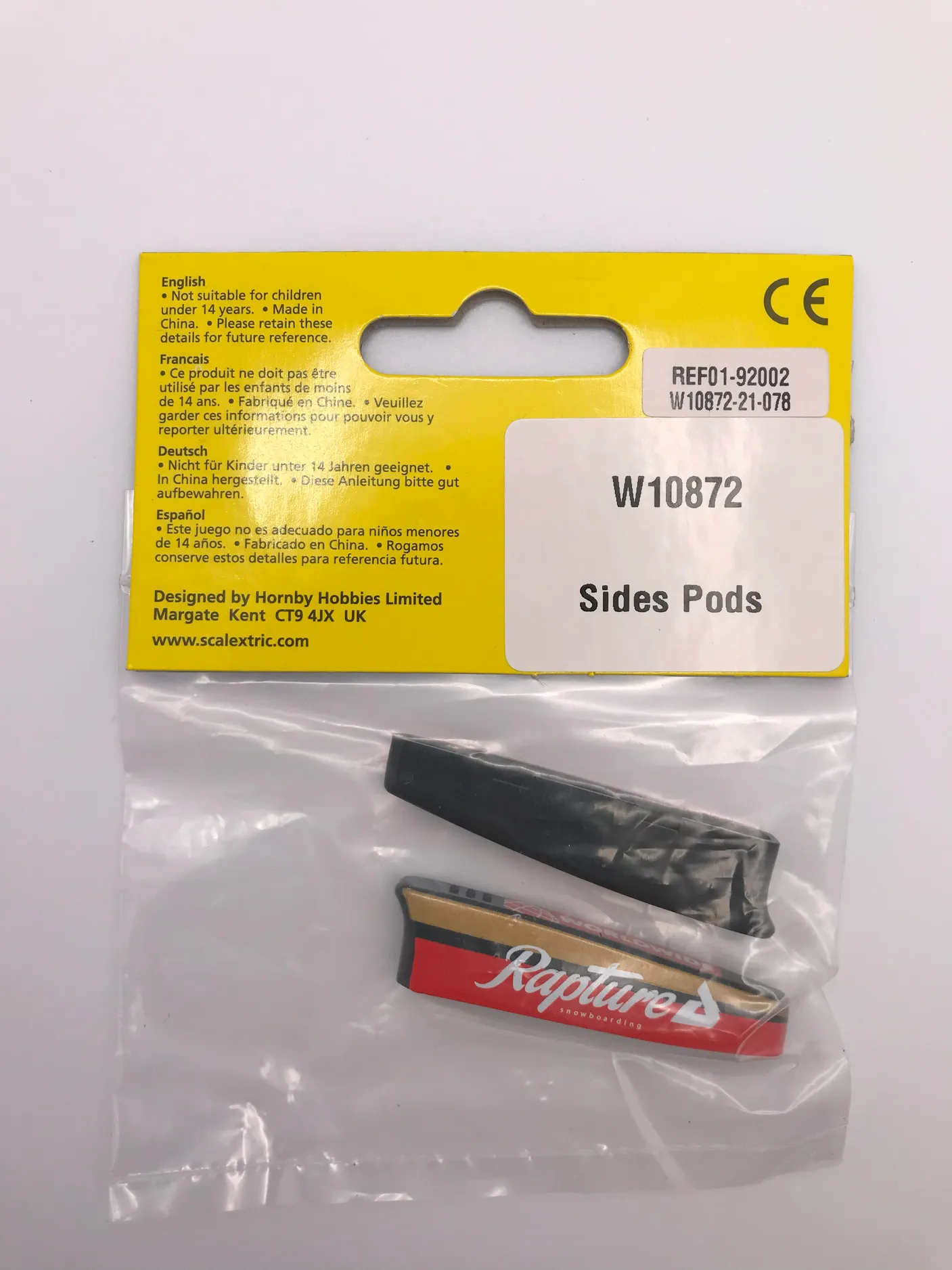 W10872 Accessory pack, SIDE PODS C3667 KARTS