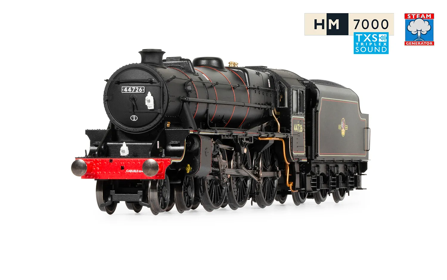 R30225SS BR, Stanier 5MT 'Black 5', 4-6-0, 44726 With Steam Generator ...