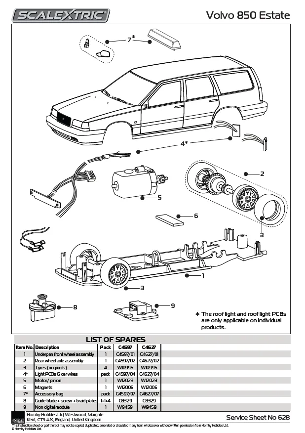 C4597 Volvo 850 Estate - BTCC 1994 - Rickard Rydell