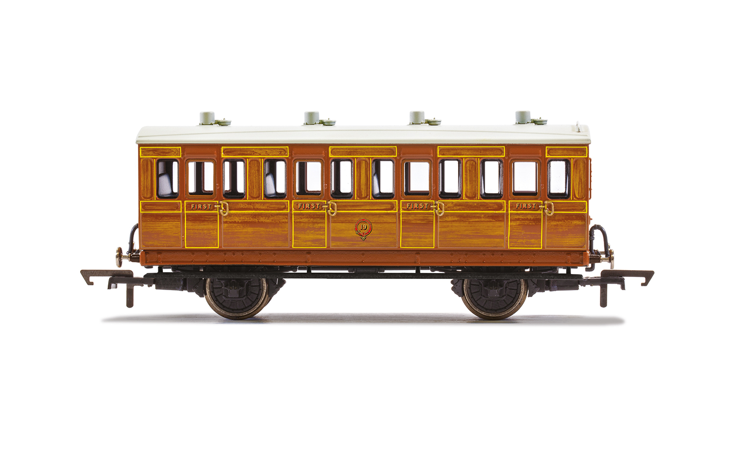 R40414 IoWCR, 4 Wheel Coach (4 Door), 1st Class - Era 2