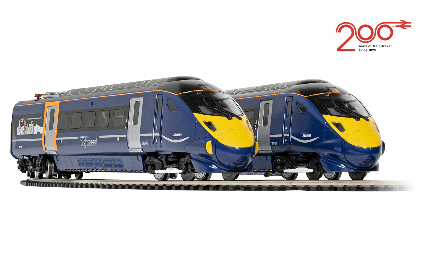 R30442 Southeastern - Class 395 - 395015 - 4 Car Train Pack (Railway 200)