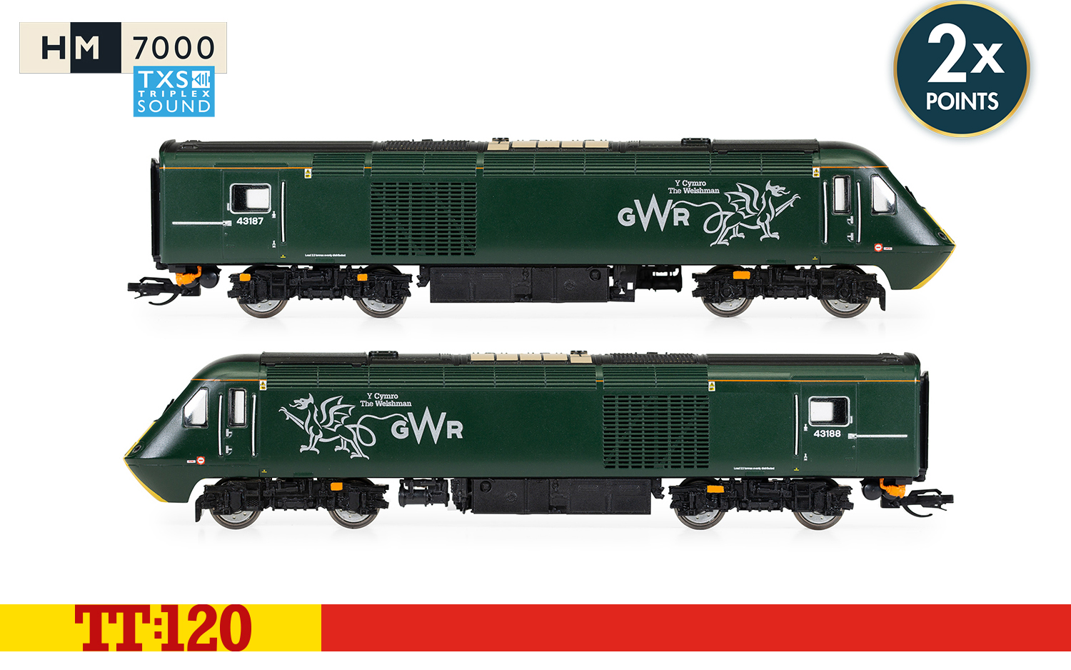 TT3023TXSM GWR, Class 43 HST Digital Train Pack - Era 11