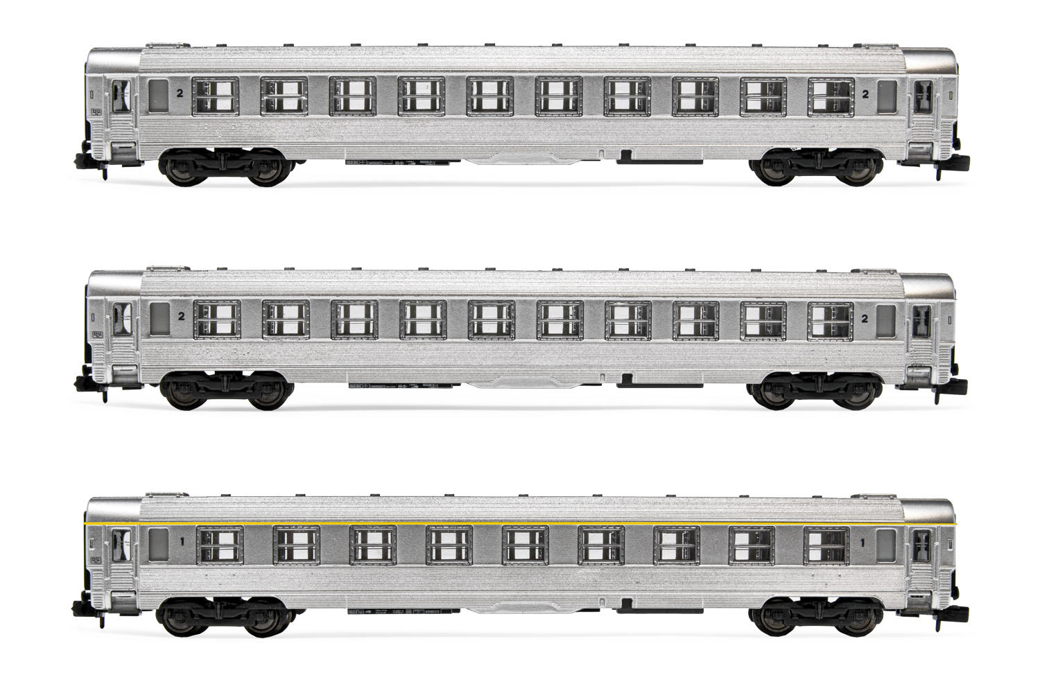 HN4335 SNCF, 3-unit set of DEV Inox coaches, including 1 x A9 coach and ...