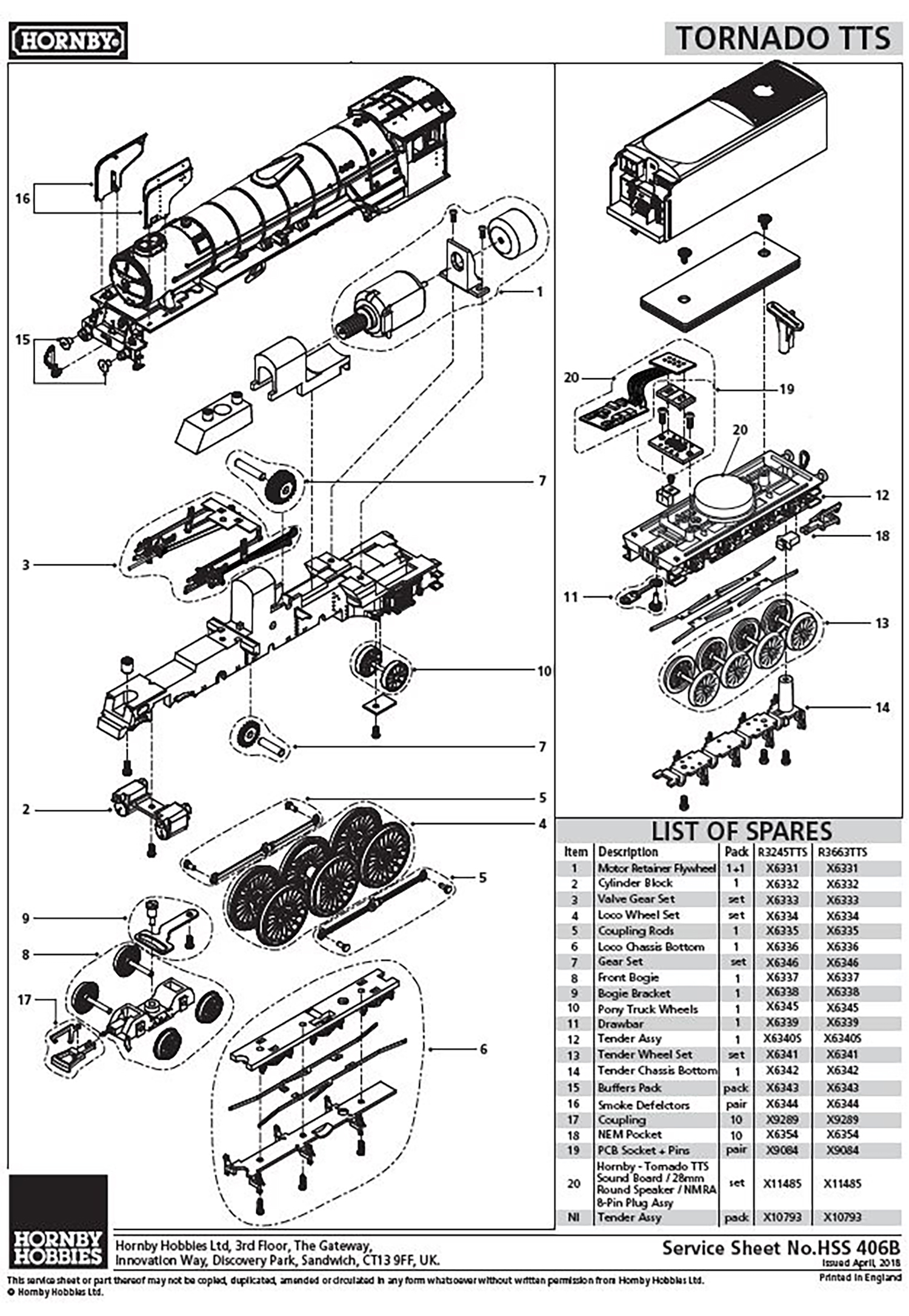 X6339 Tornado Drawbar (R3059)