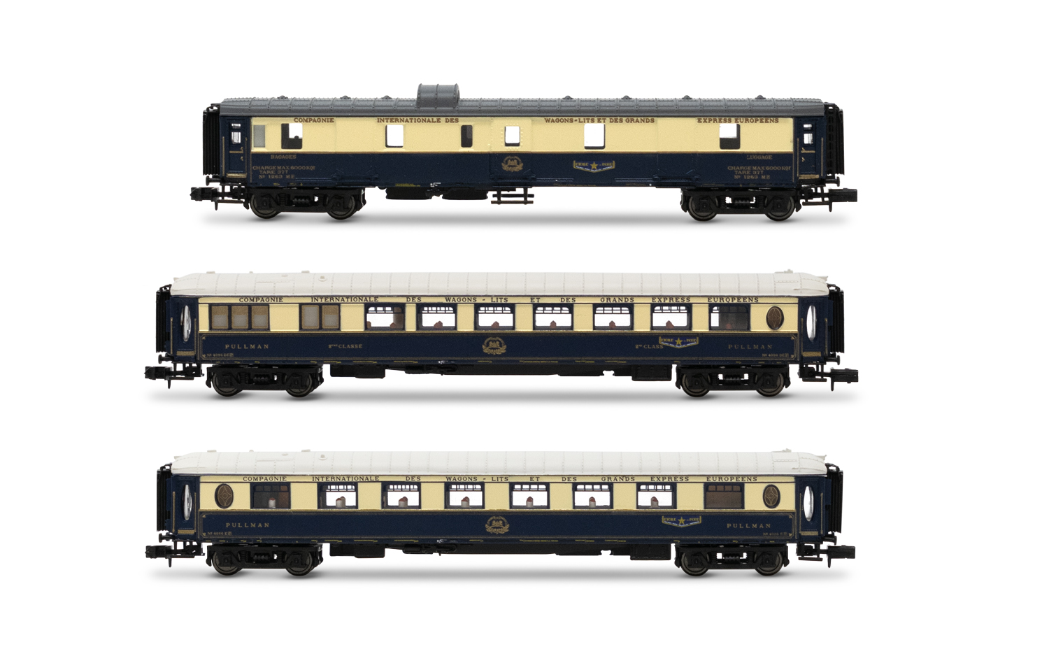 HN4489 CIWL, 3-unit pack "Etoile du Nord", set 2/2 (DD3, VPC Fleche d'Or + VP Étoile du Nord ...