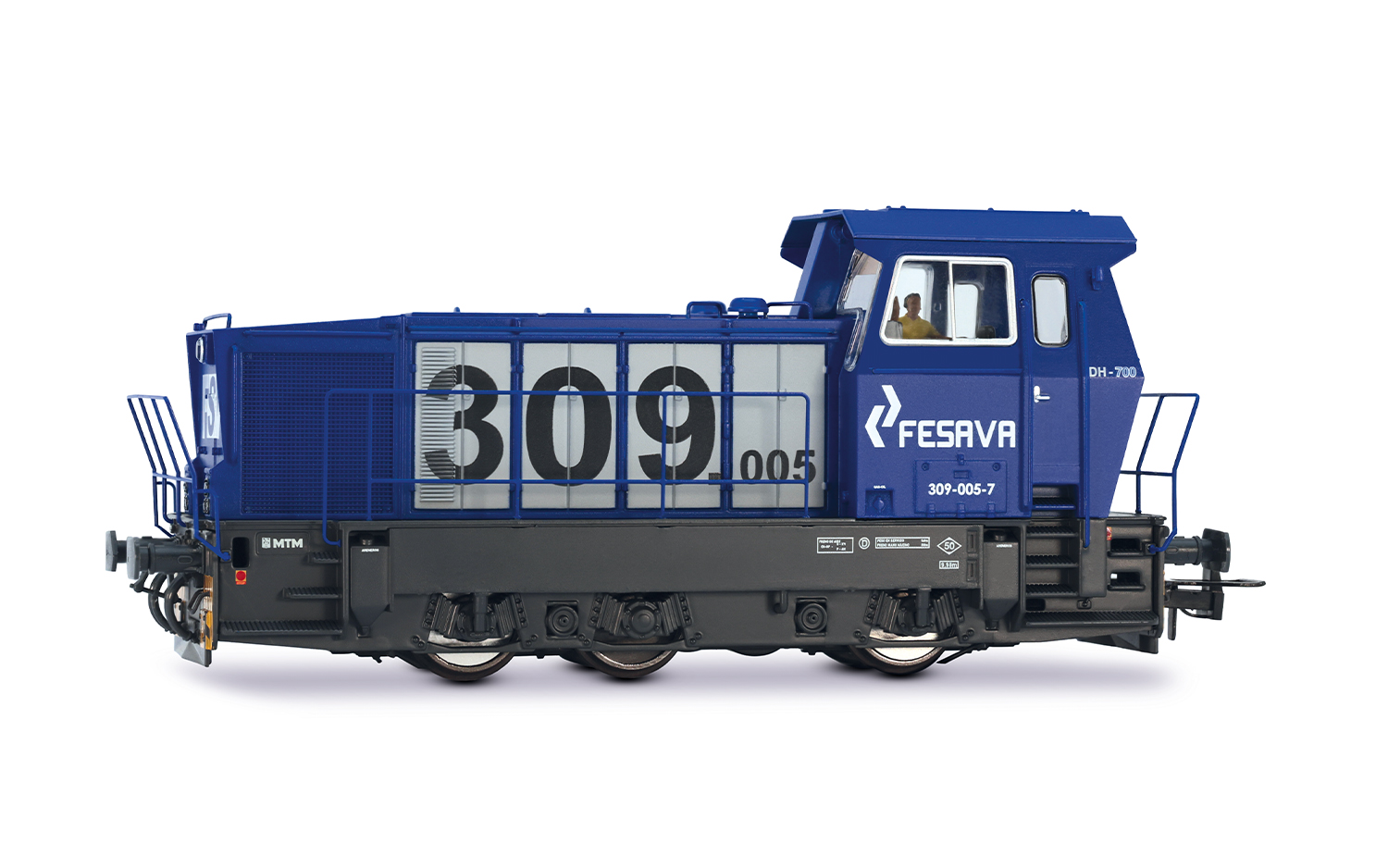 HE2028S FESAVA, diesel shunting locomotive class 309, blue/grey livery ...
