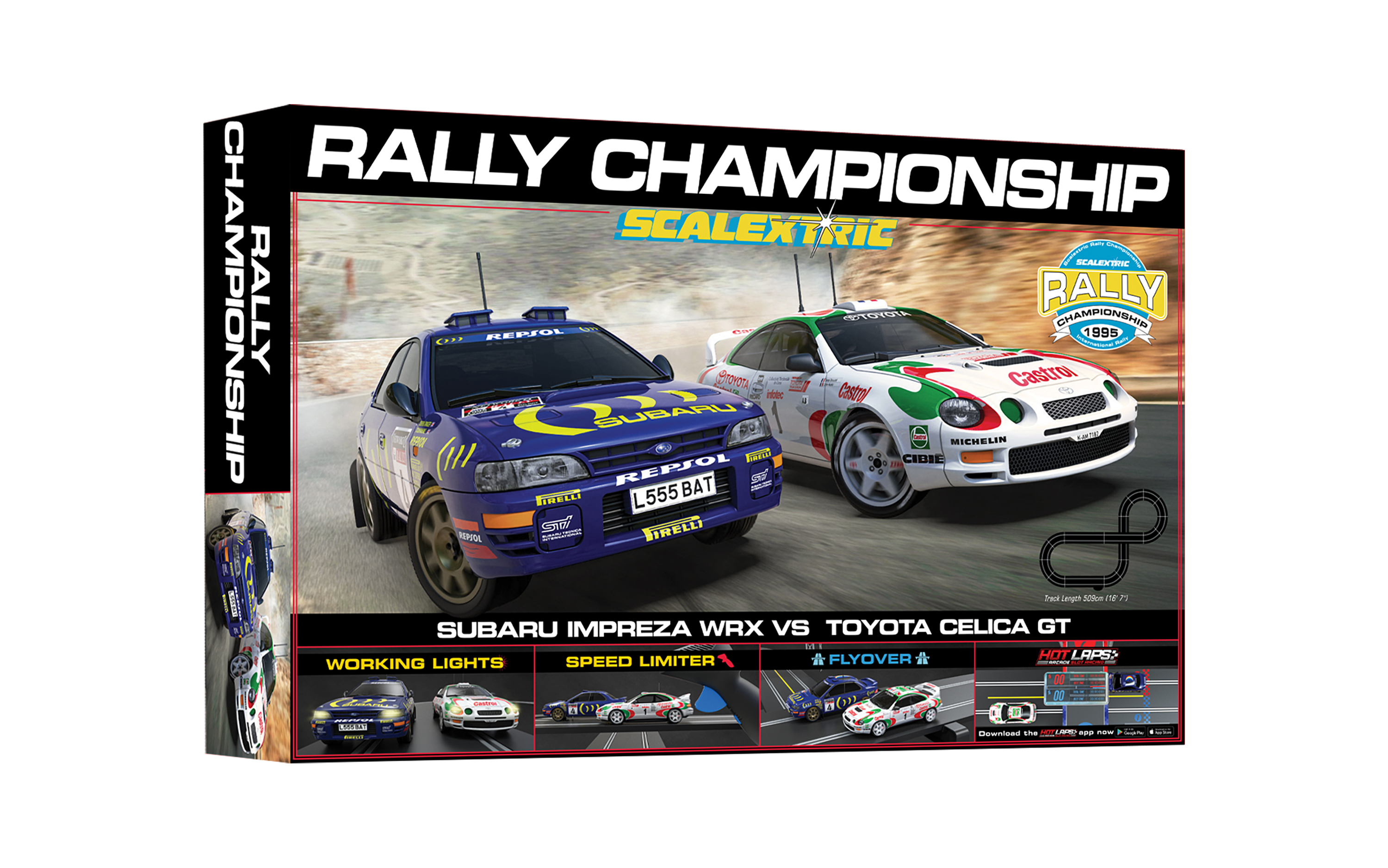C1463M Scalextric Rally Championship - Retro Race Set