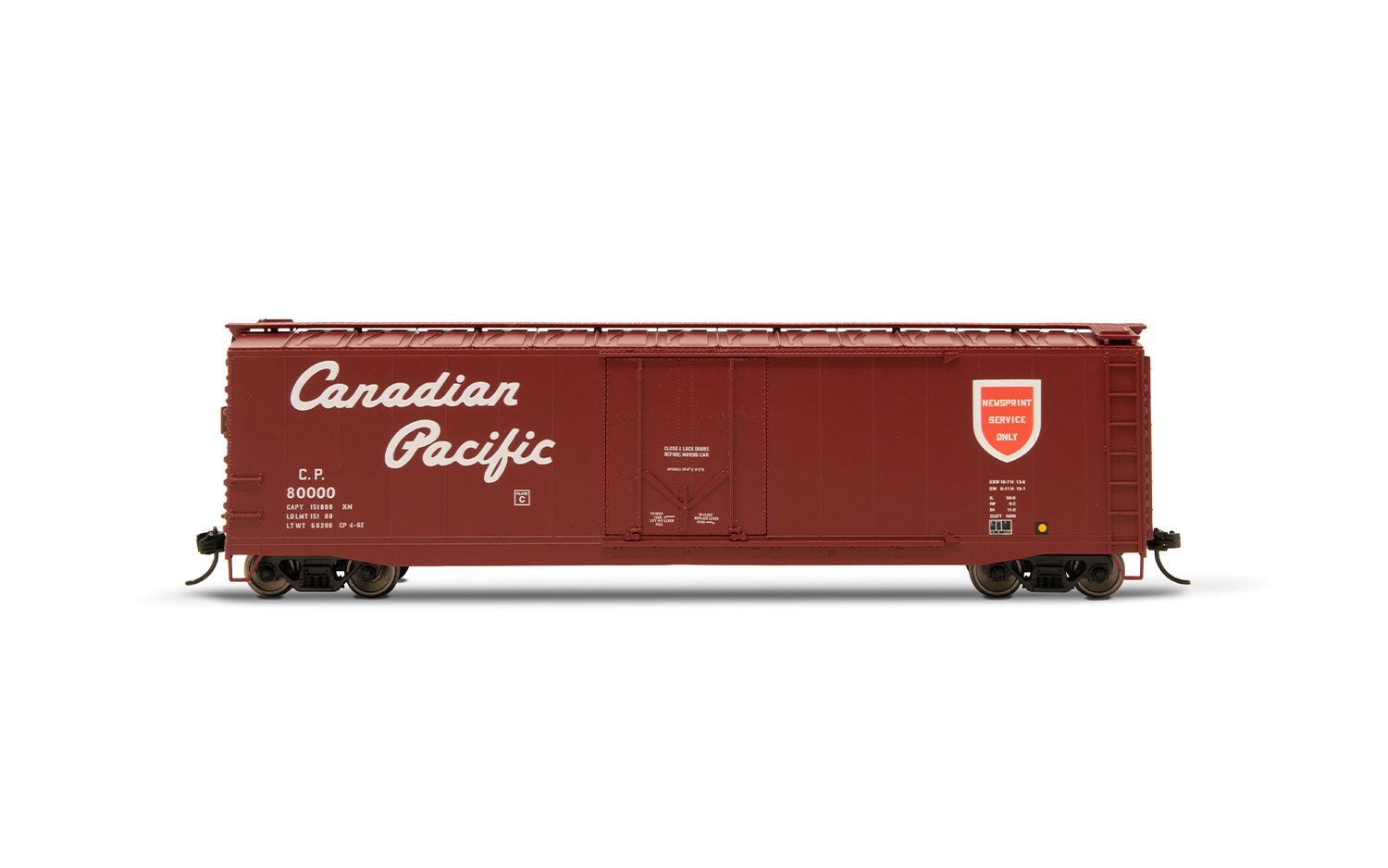 HR6636B Canadian Pacific, US-Boxcar with roof walkaway "Newsprint ...