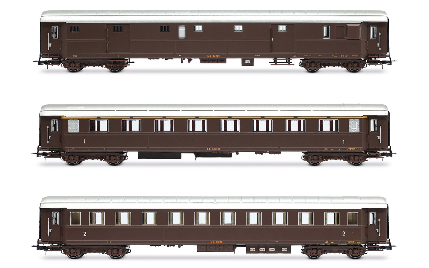 HR4365 FS, 3-unit pack, Dz 83000 luggage van + Az 13010 Type 1946 1st ...