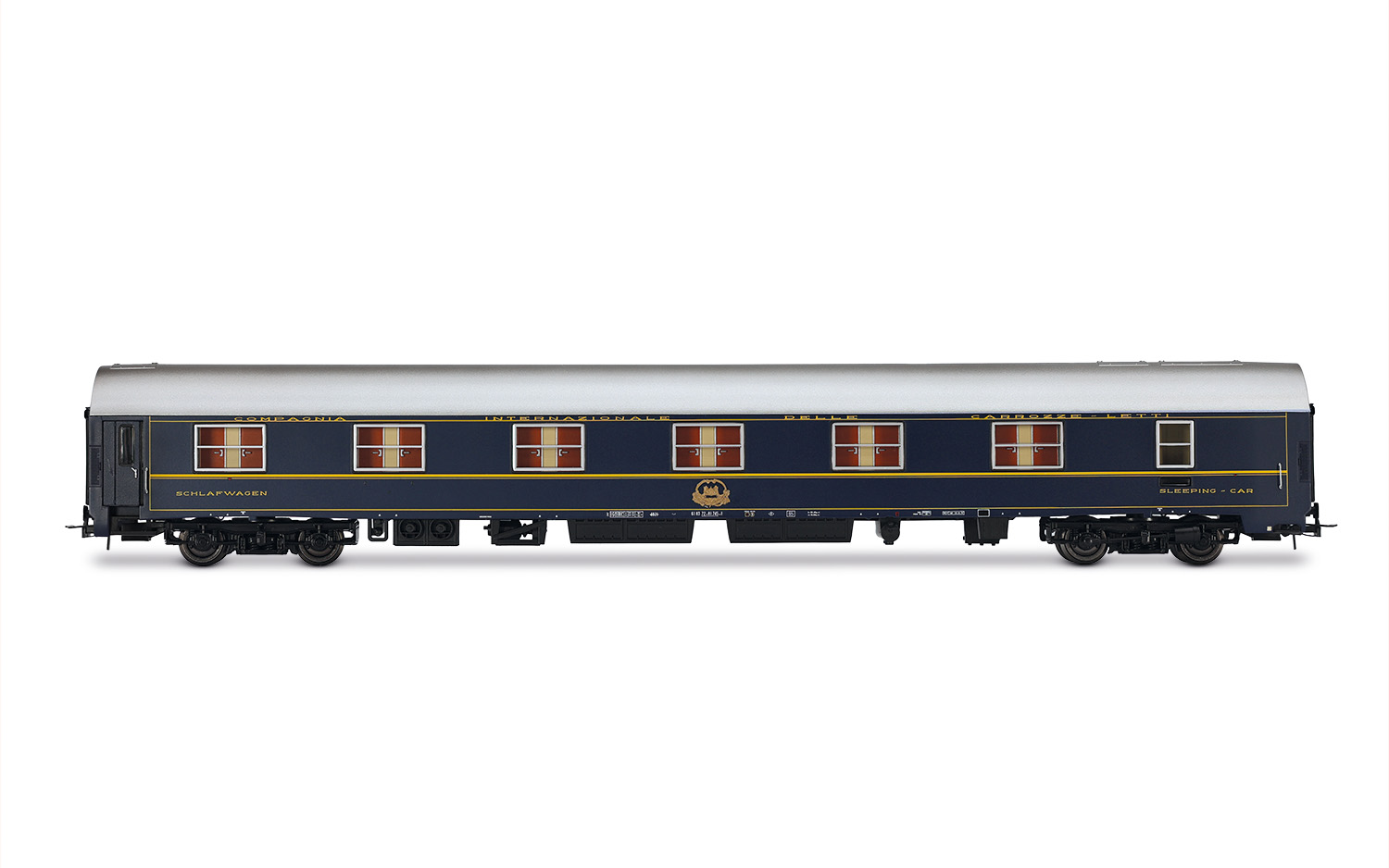 HR4400 FS, sleeping coach type MU '73 in CIWL livery with emblem, ep. IV