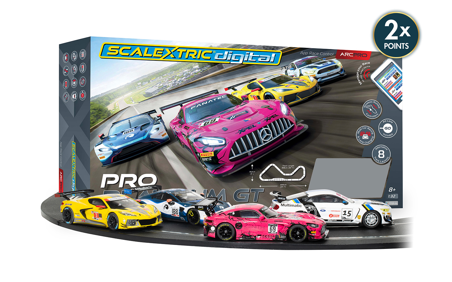 C1436M Scalextric ARC PRO - Pro Platinum