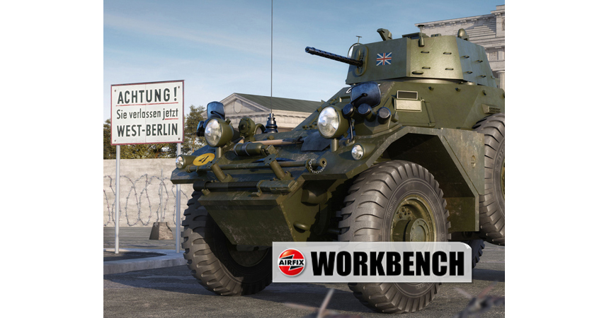 New Airfix Ferret Armoured Scout Car model kit breaks cover