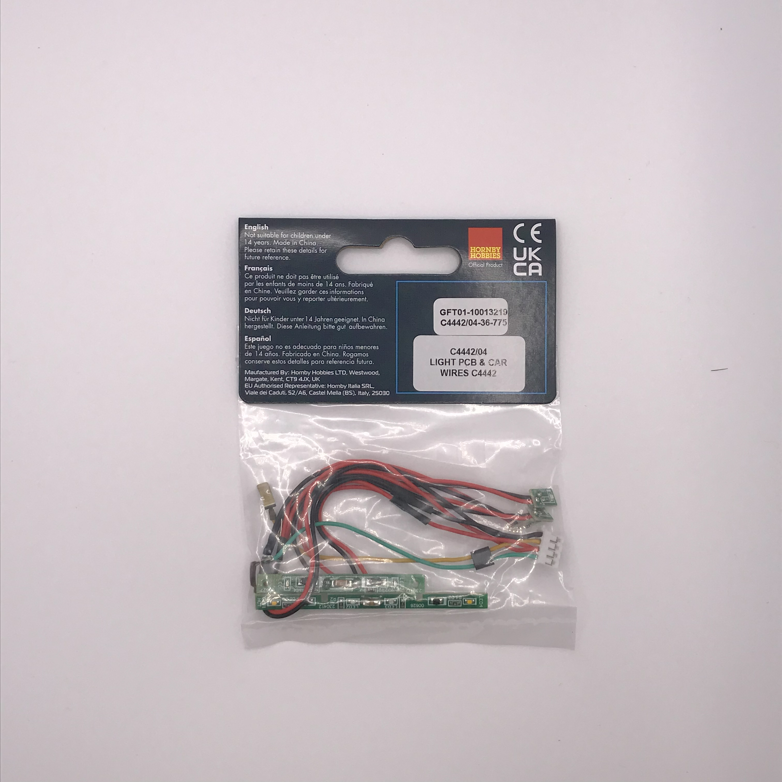 C4442/04 Lights PCB & car wire harness, LIGHT PCB & CAR WIRES C4442
