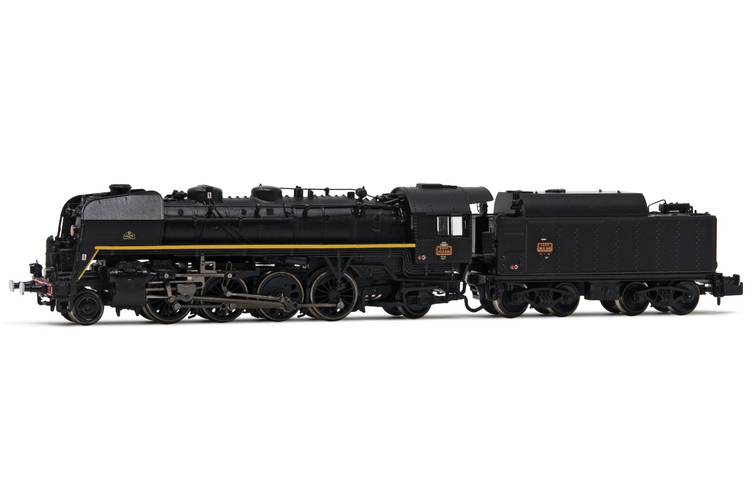 HN2484S SNCF, steam locomotive 141 R 840, with boxpok wheels on one of ...