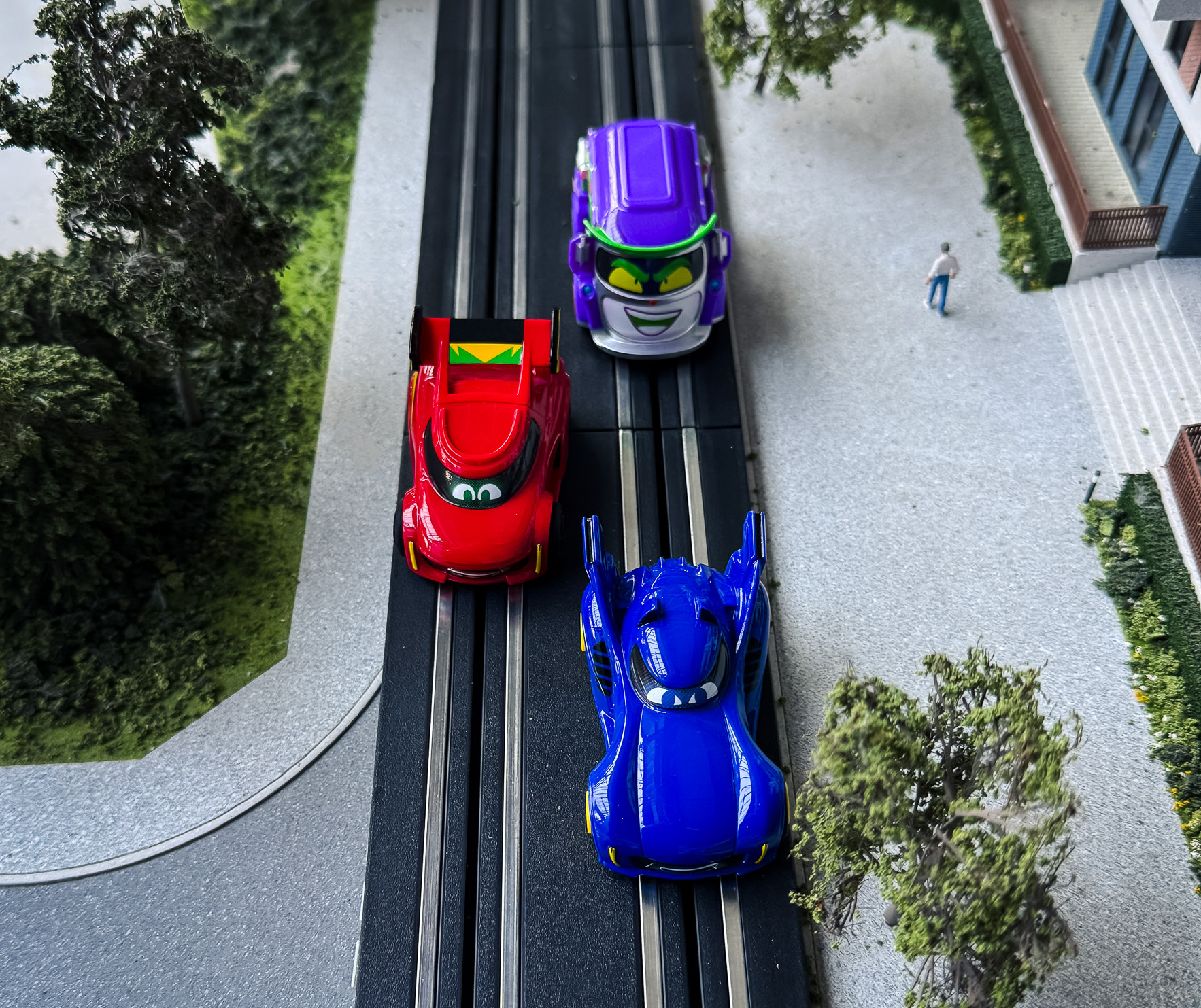 Bam, Redbird and Prank are ready for Scalextric action :: Hornby Hobbies