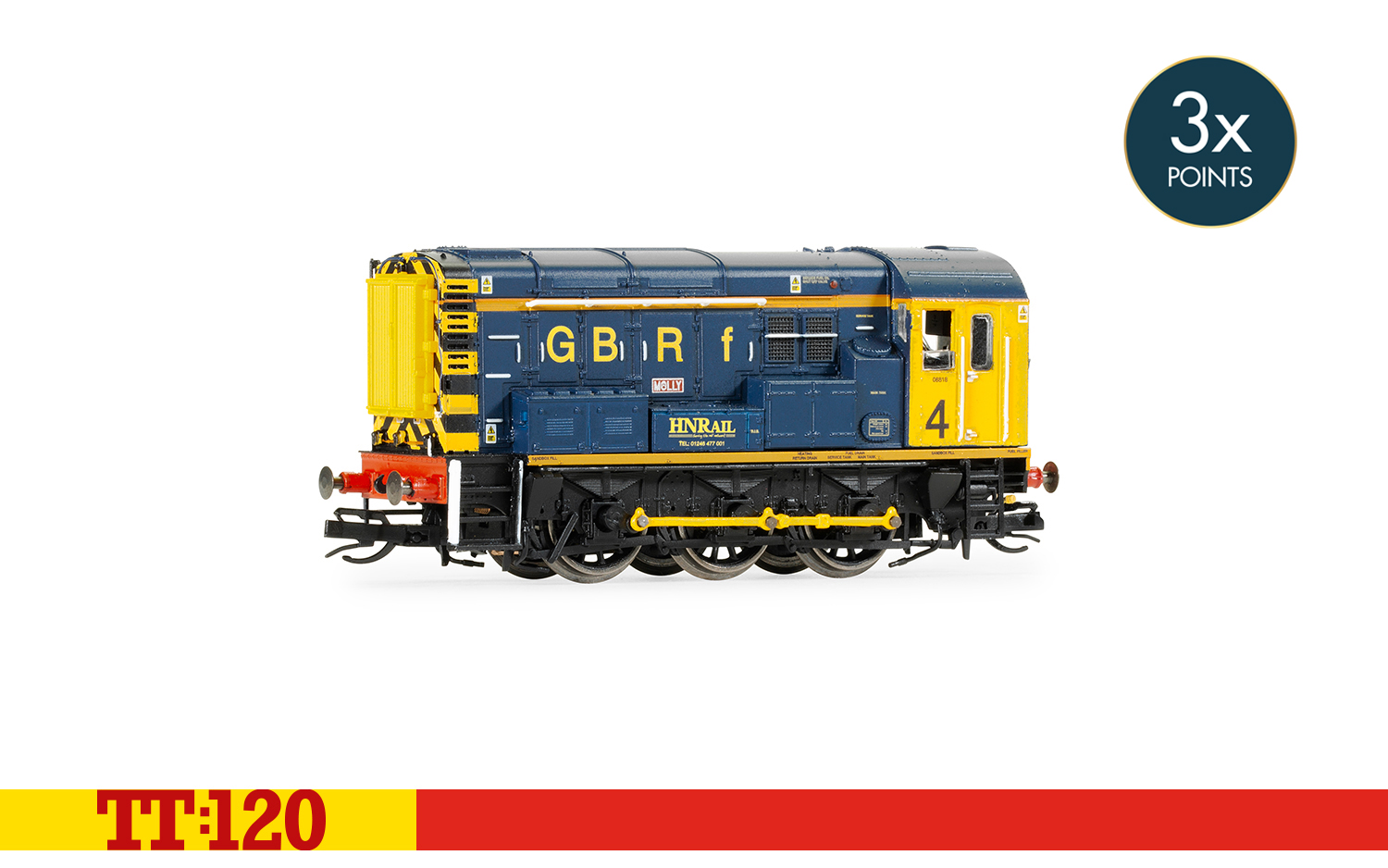 TT3003M GBRf Class 08 0-6-0 08924 - Era 11