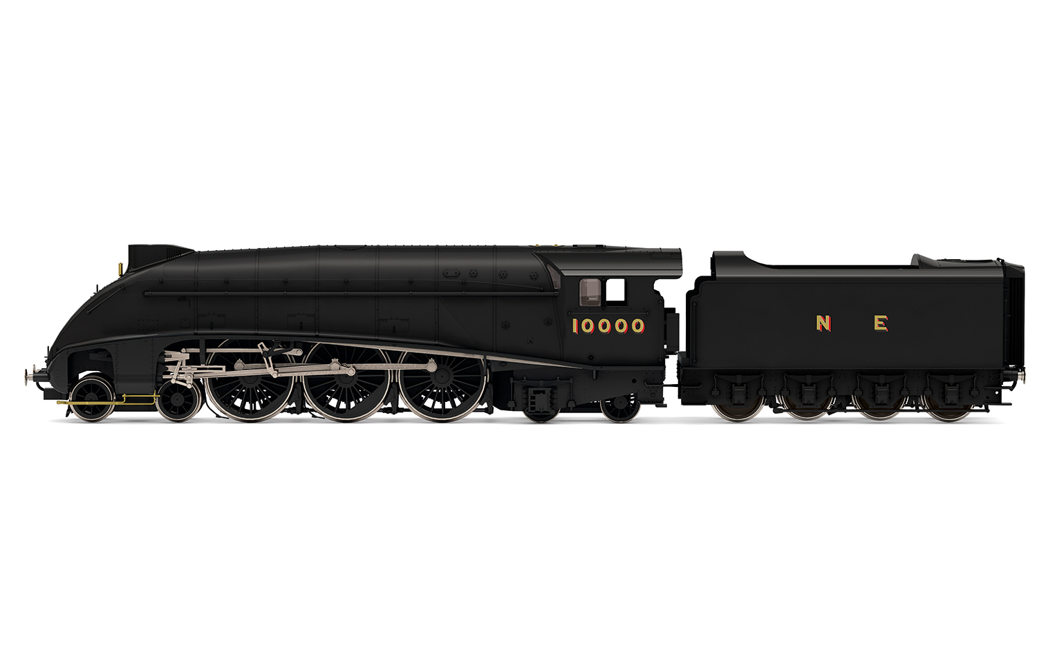 R30124 LNER, W1 Class, 'Hush Hush' Streamlined, 4-6-4, 10000 - Era 4
