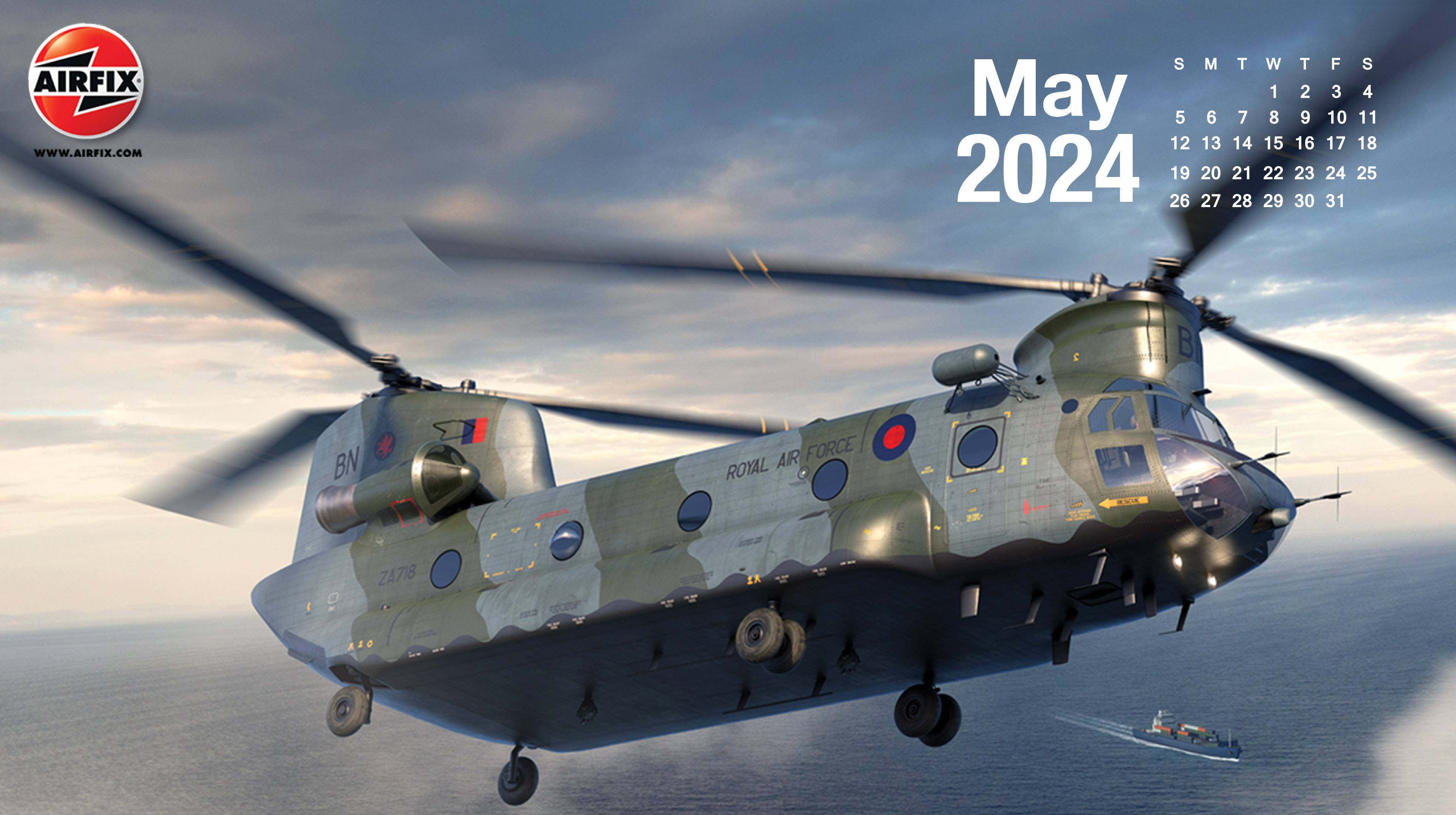 May 2024 Desktop Calendar :: Hornby Hobbies