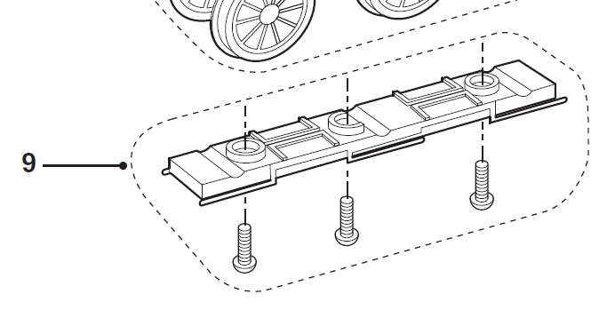 X6860 4F Class Tender Chassis Bottom (R3030)