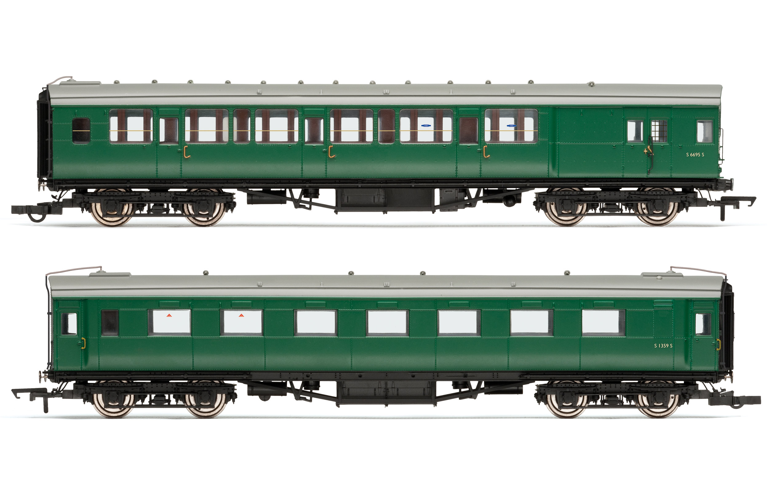 R4534D BR, (Ex-Maunsell) Pull/Push Coach Pack, Set 619 - Era 5