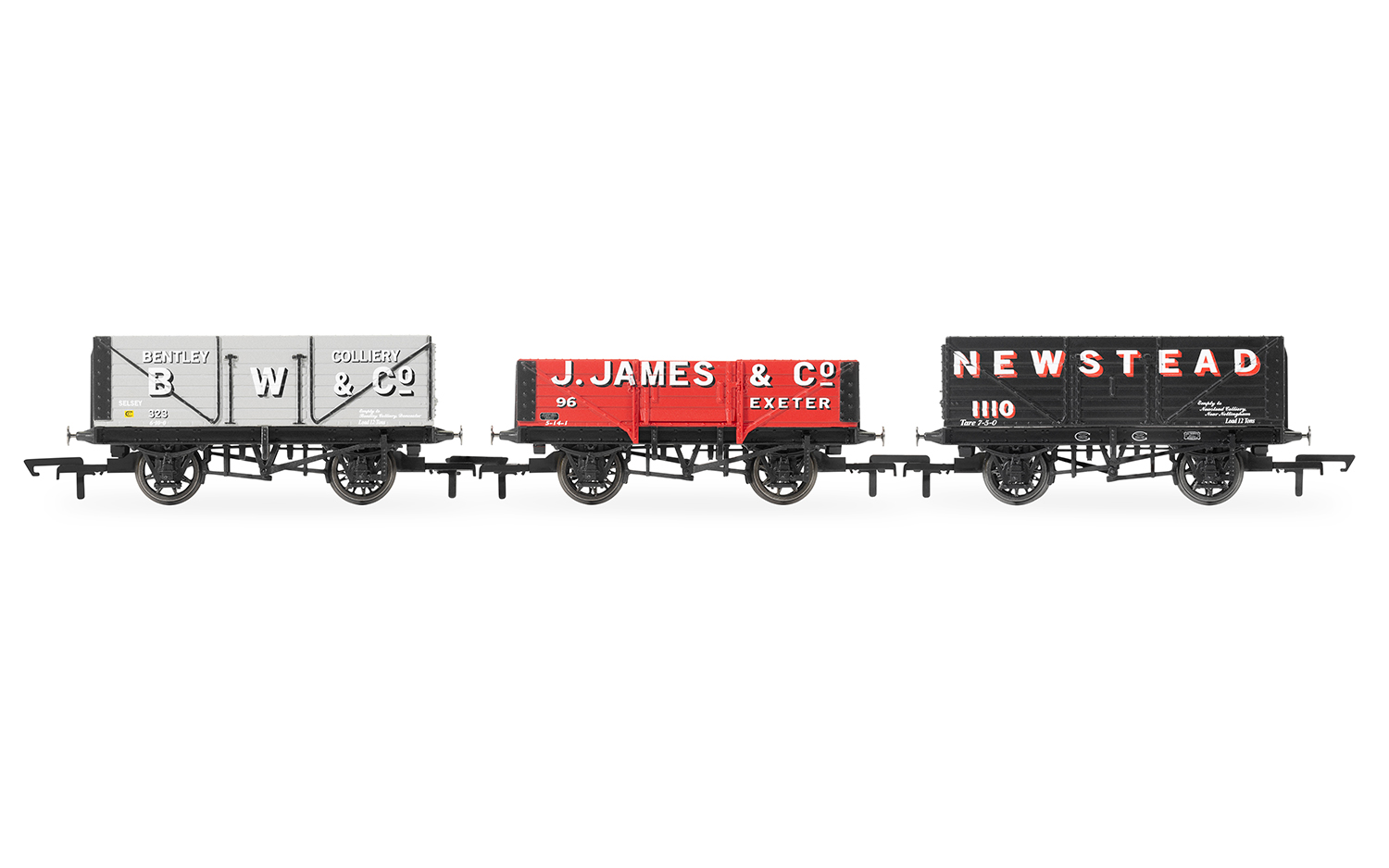 R60103 Triple Wagon Pack, B.W & Co, J. James & Co. & Newstead Colliery ...