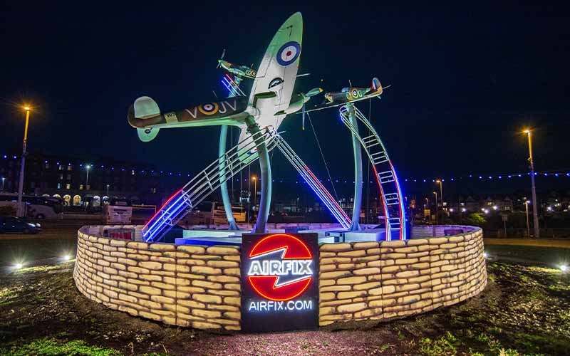 Ready for take off! Limited Edition Blackpool Illuminations Spitfire ...