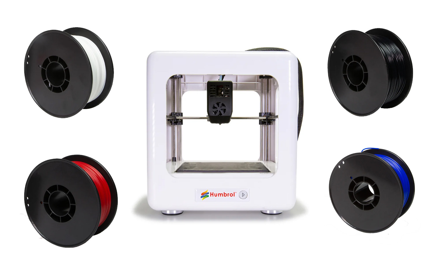 BUNDLEHU4 Humbrol 3D Mini Printer with PLA Filament Packs Bundle