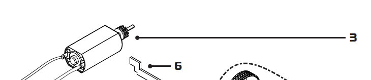 C8441 Scalextric Slimline Motor With 39mm Shaft Pack