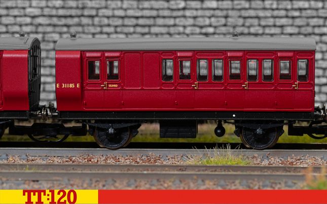 TT4061 BR - 4 Wheel - Third Class Brake Coach
