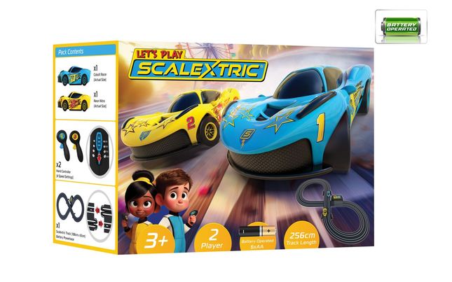 G1188M My First Scalextric Let's Play! - Race Set (Battery Powered)