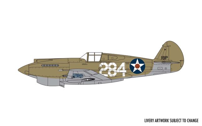 A01003B Curtiss P-40B Warhawk