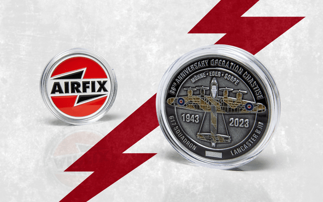 BUNDLEA22 Dambuster Lancaster & Commemorative Coin