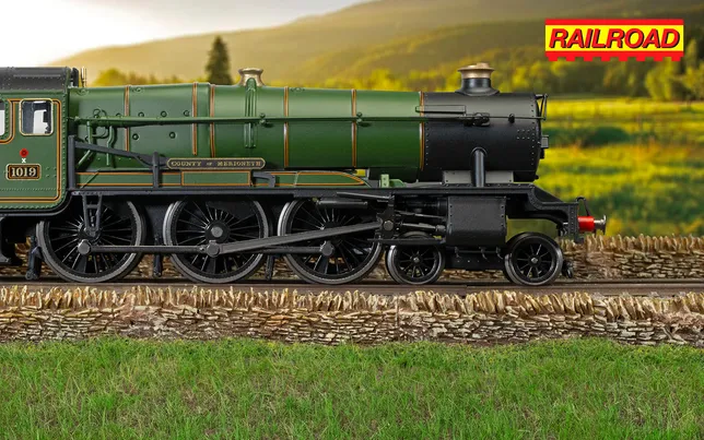 R30376 RailRoad GWR, Class 1000, 'County of Merioneth' Train Pack - Era 3
