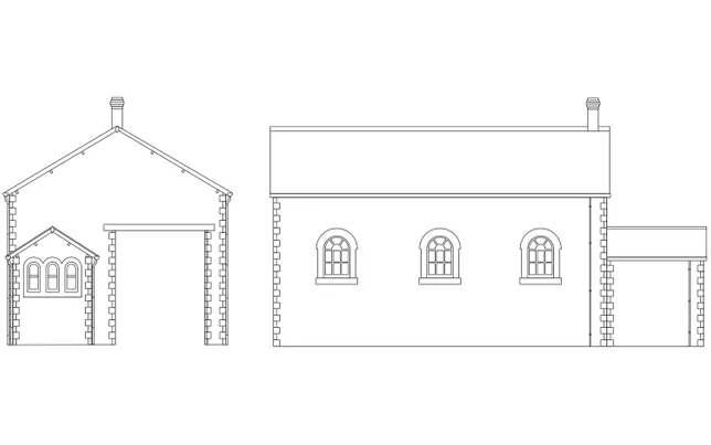 R7392 GWR Dunster Goods Shed