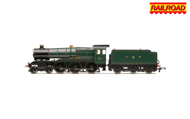 R30376 RailRoad GWR, Class 1000, 'County of Merioneth' Train Pack - Era 3