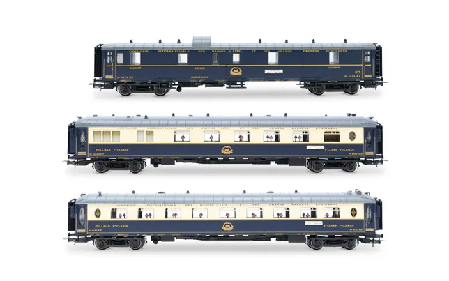 HR4391 CIWL, 3-unit pack "Edelweiss Pullman Express", set 2/2 (DD3, VPC Fleche d'Or + VP Étoile ...