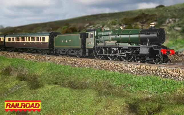 R30376 RailRoad GWR, Class 1000, 'County of Merioneth' Train Pack - Era 3