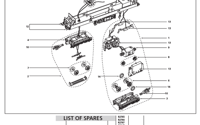 X6525 Class 73 Drive Unit Side Frames