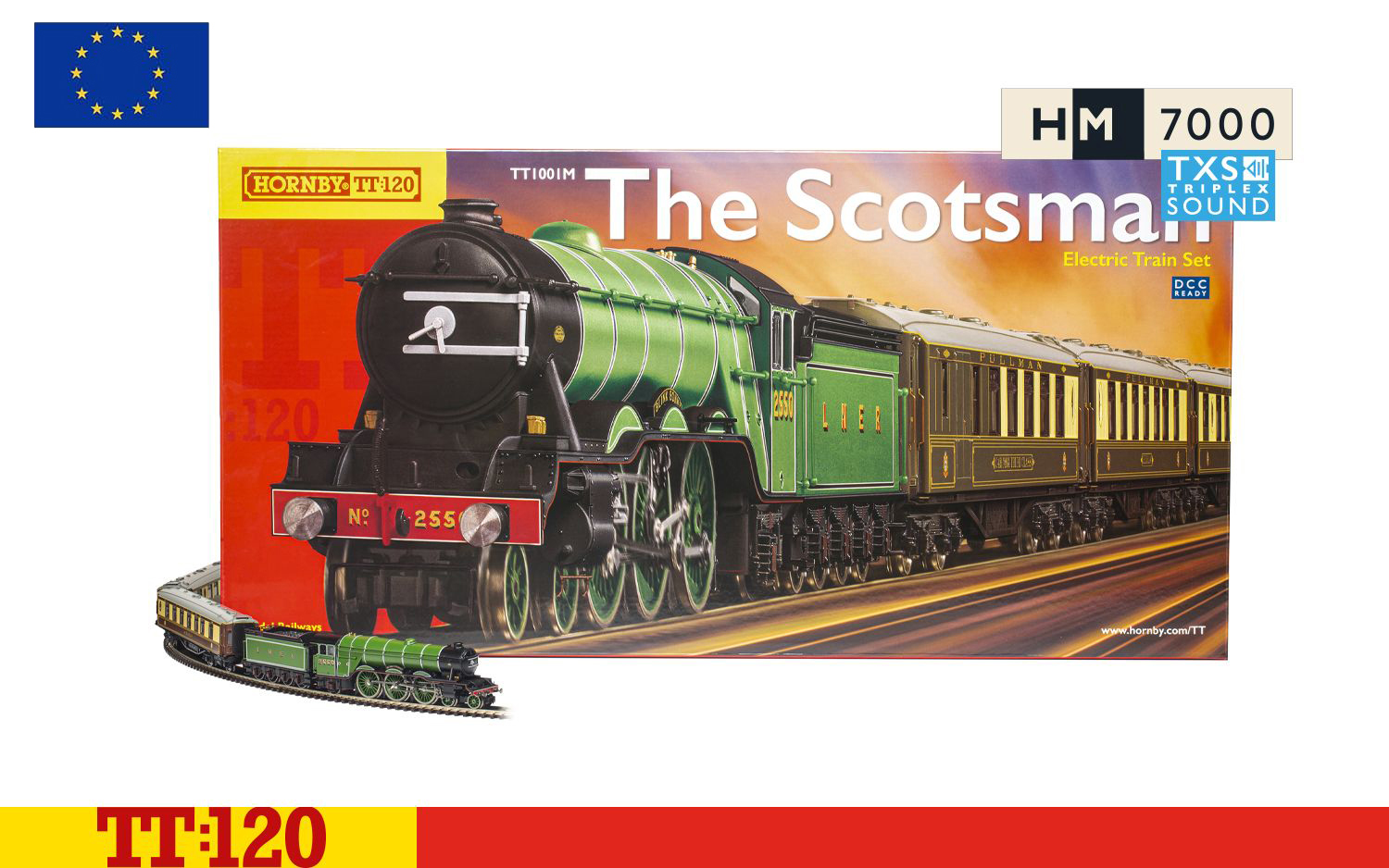 TT1001TXSMP The Scotsman Digital Train Set with Sound (EU Plug)