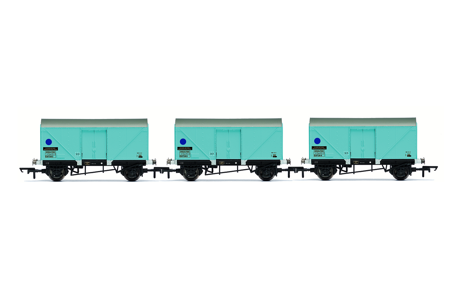 R60115 12T Fish Van, Three Pack, BR - Era 6